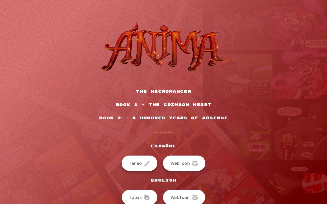 Ánima The Necromancer Comics